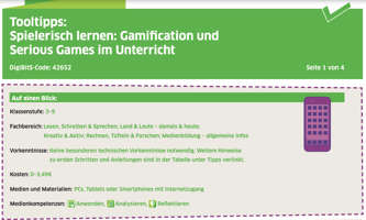 Gamification und Serious Games im Unterricht - mekomat